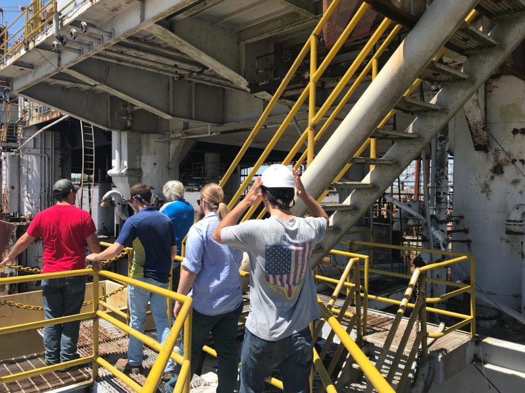 The story behind the pump: Louisiana students tour offshore drilling ...