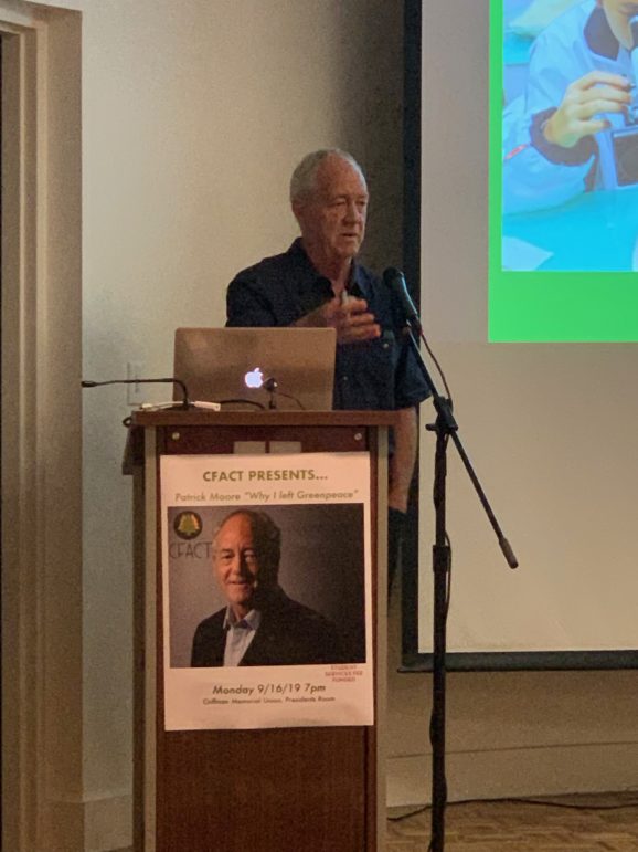 Dr. Patrick Moore debunks junk science at U of Minnesota – CFACT